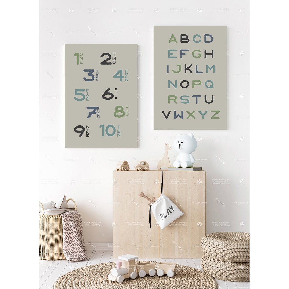 Alphabet Chart Printable - Etsy
