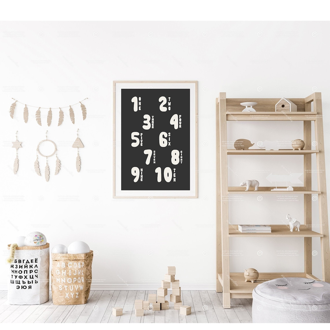 Number Chart Printable - Etsy