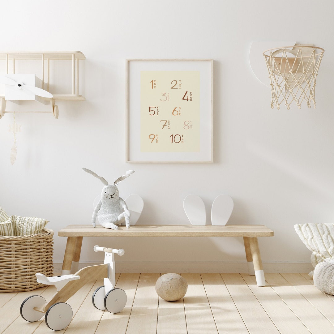 Kids Number Printable - Etsy