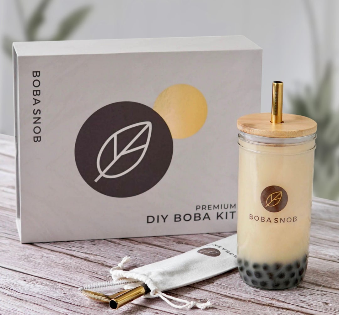 Premium DIY Boba Tea Kit 5 Flavors Make the Perfect Bubble Tea Drink at Home - Etsy