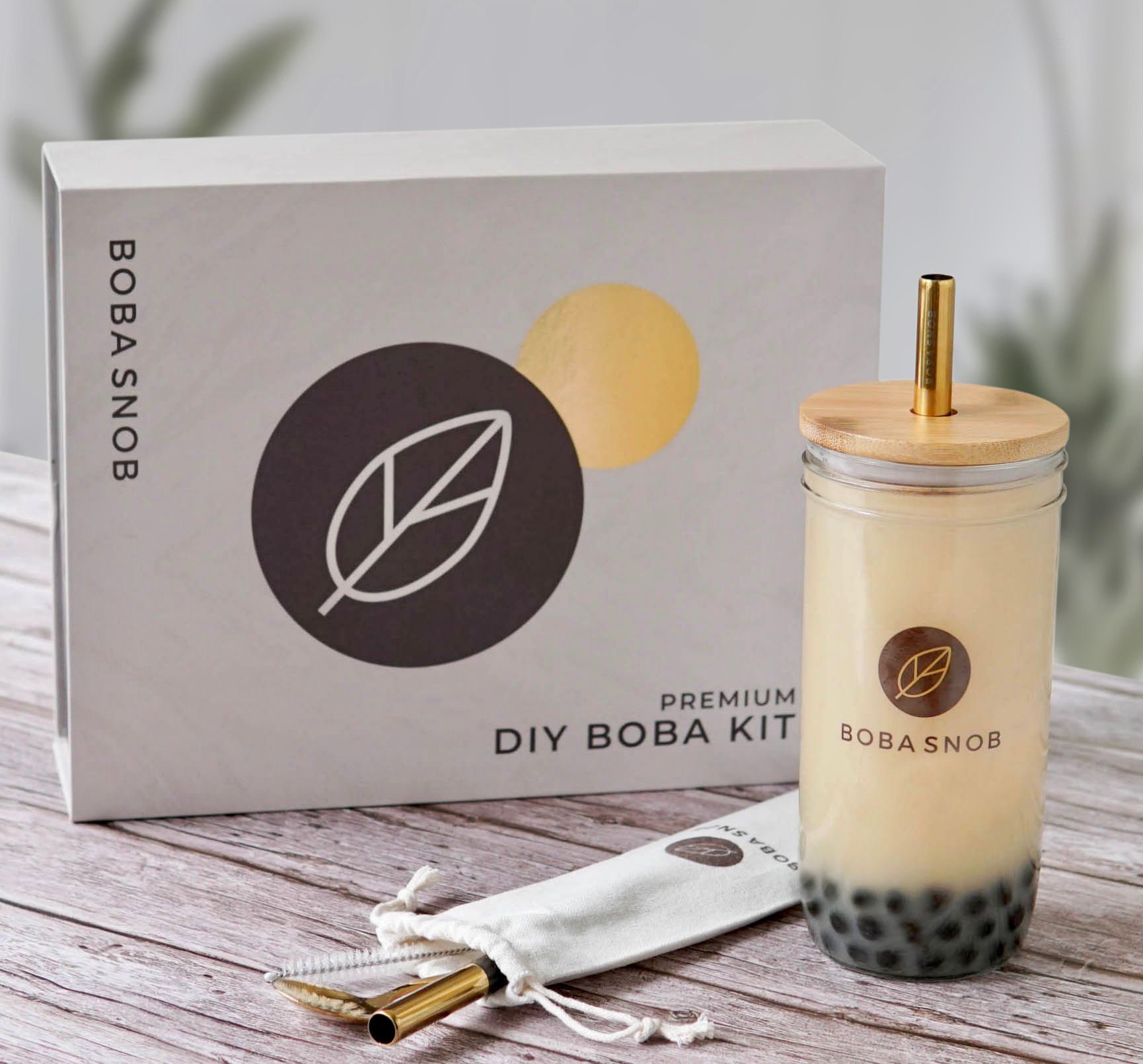 Premium DIY Boba Tea Kit 5 Flavors Make the Perfect Bubble Tea Drink at ...
