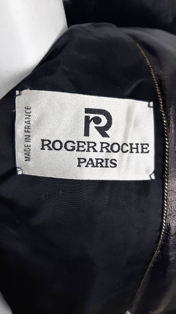 1990's Roger Roche leather jacket - Gem