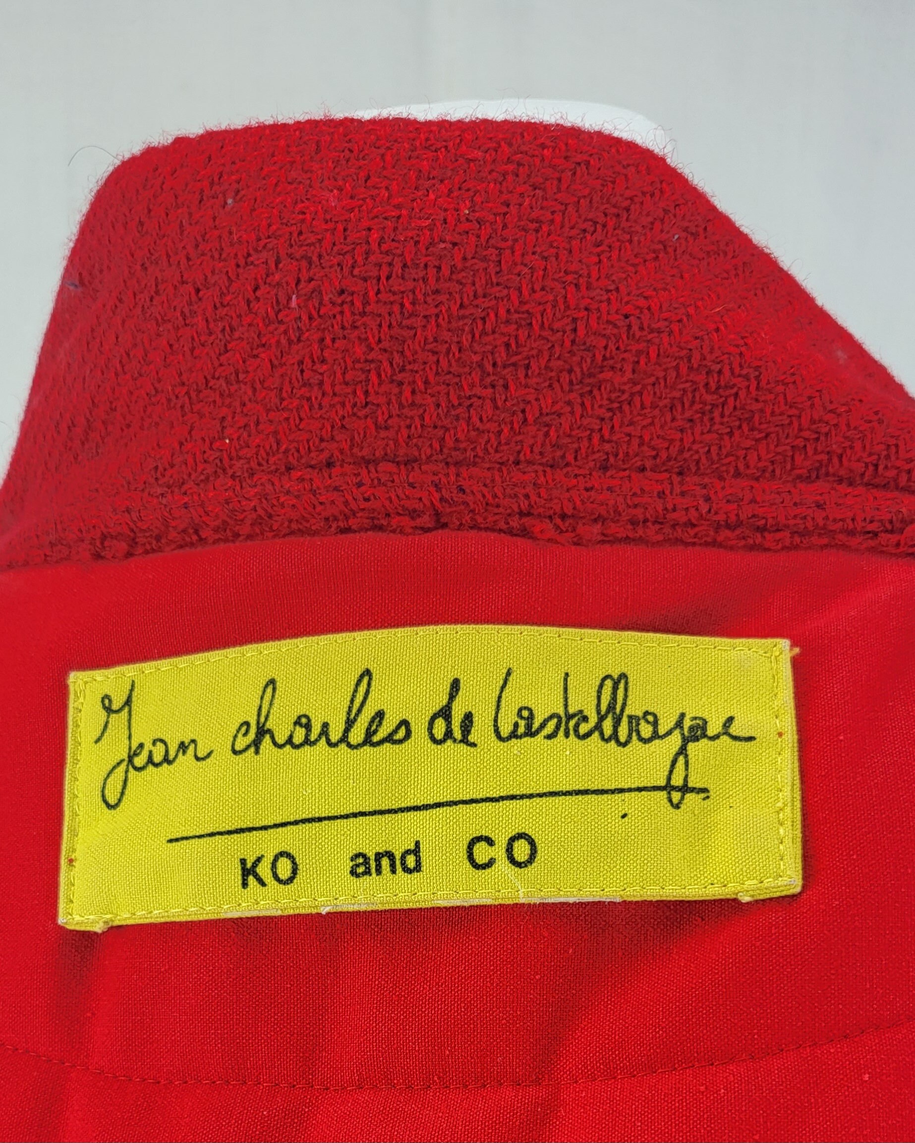 1980s Jean Charles De Castelbajac Red & Purple Plaid Vintage 1980s Jean Charles De Castelbajac Red & Purple Plaid Vintage
