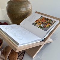 Travertine Bookstand in 2 Sizes, Marble Bookstand, Book Holder, Bookend ...