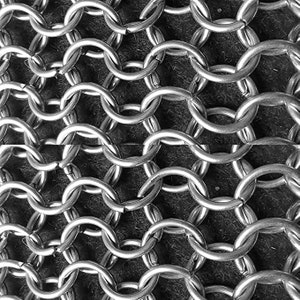 Chainmail Shirt Sleeveless Aluminum Butted 10mm Ring V-neck Medieval Hauberk Armor Cosplay ...