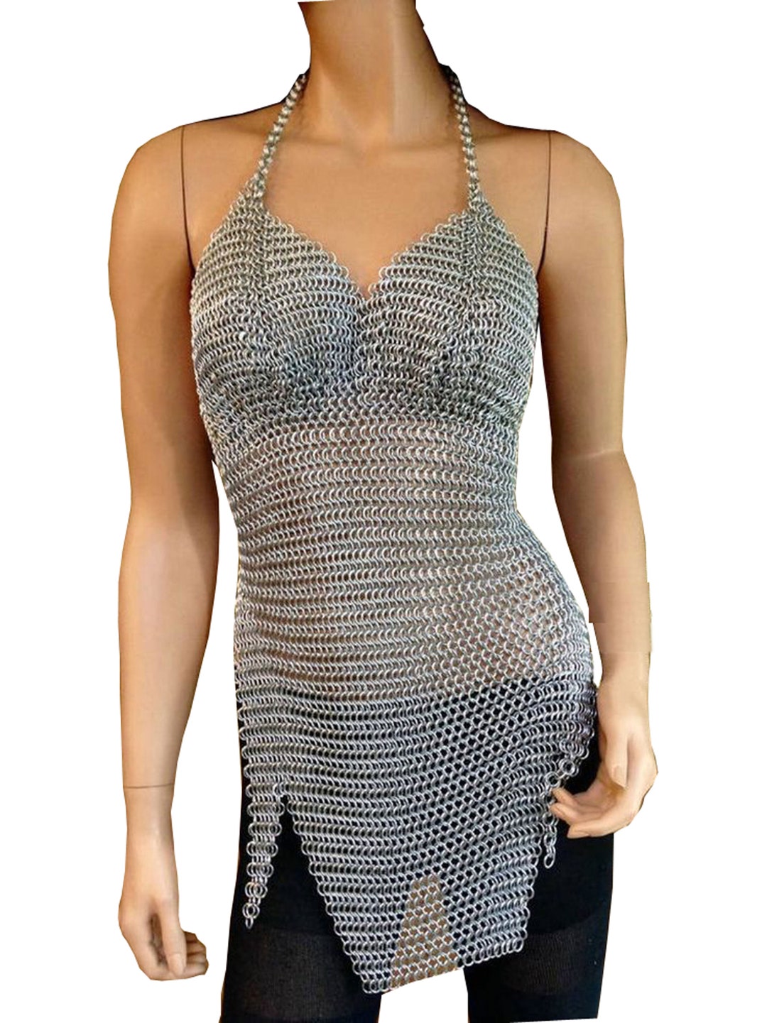 Chainmail Top Aluminum Butted 10MM Ring 100% Handmade Unique Design ...