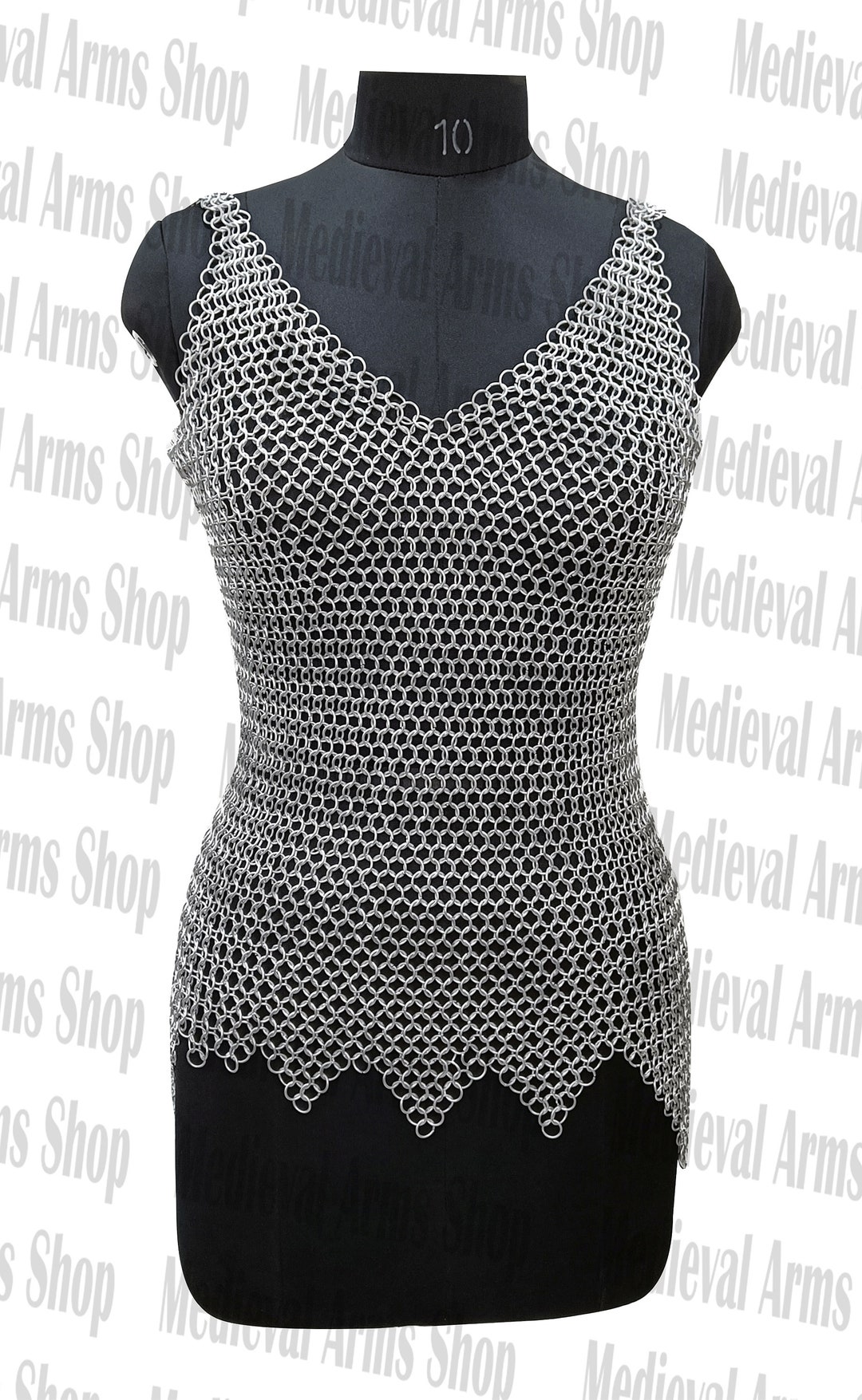 Chainmail Top Aluminum Butted Ring Body Jewelry Zig Zag Design ...
