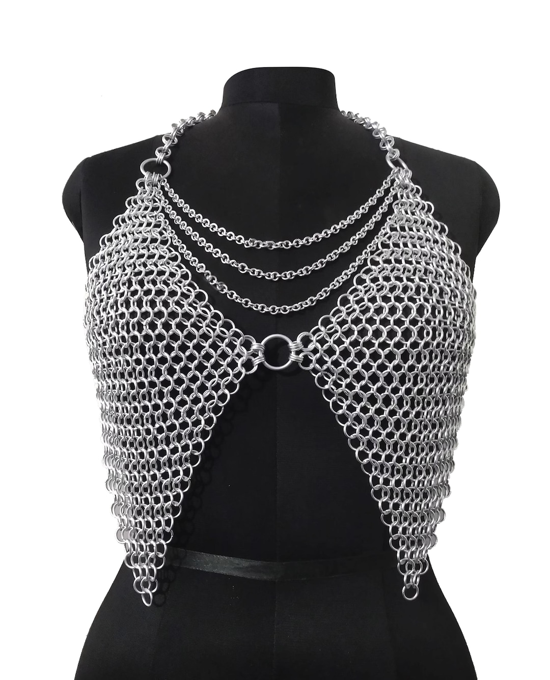 Top Bra Girls Women Aluminum Butted Ring Chainmail Fancy and Stylish ...