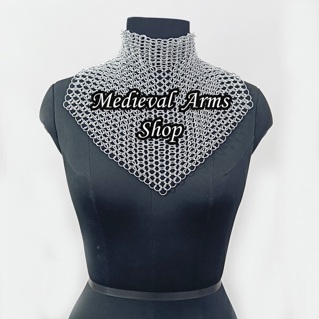 Chainmail Collar Metal Aluminum Butted Ring Stylish Necklace, Fancy ...