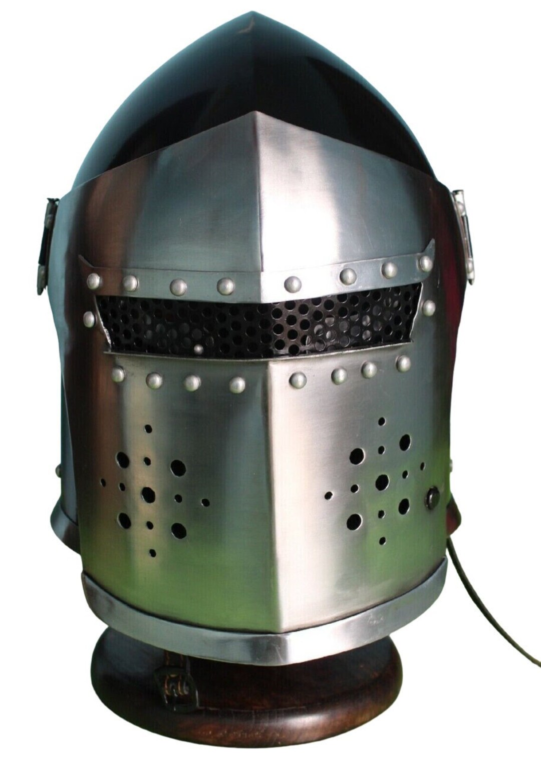 Medieval Barbuta Helmet 18 Gauge Mild Steel Armor With Liner ...