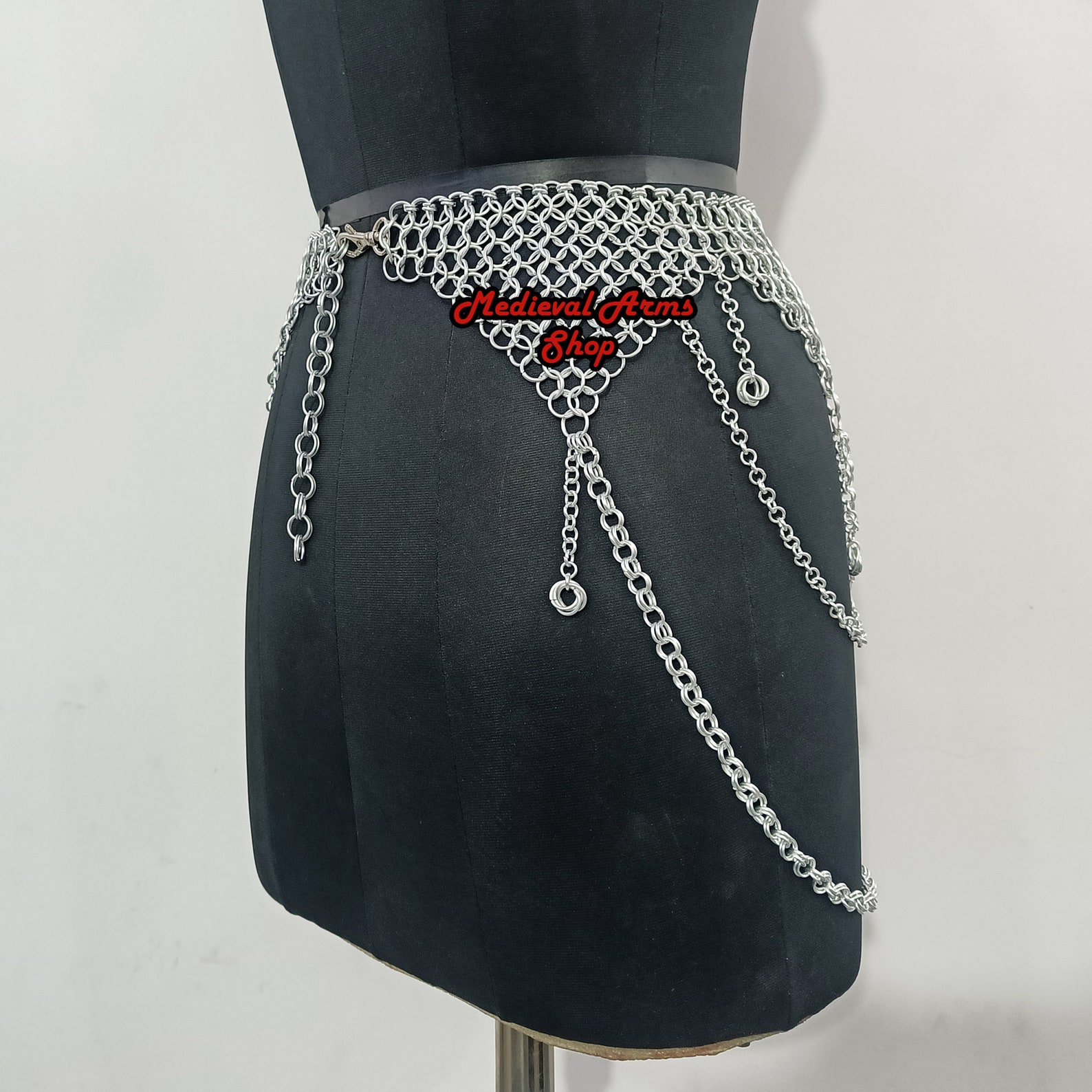 Aluminum Chainmail Belt Handmade Ornamental Belt Handmade Stylish ...
