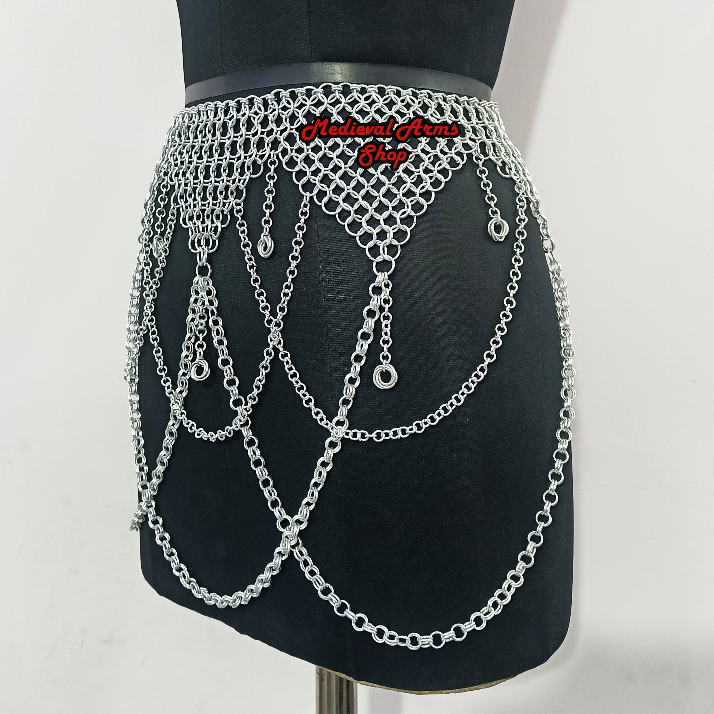 Aluminum Chainmail Belt Handmade Ornamental Belt Handmade Stylish ...