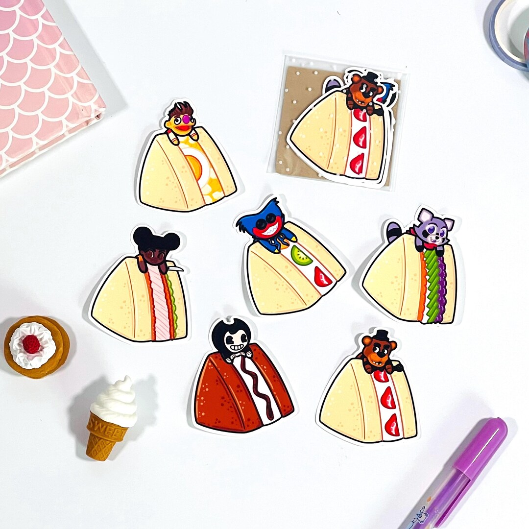 Mascot Horror Sandwich Stickers - Etsy
