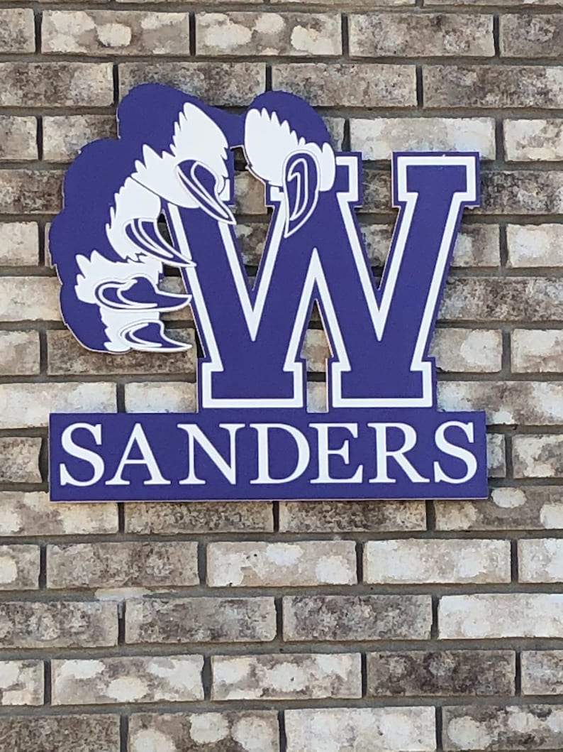 Custom 1/2" Pvc School and Sport Signs - Etsy