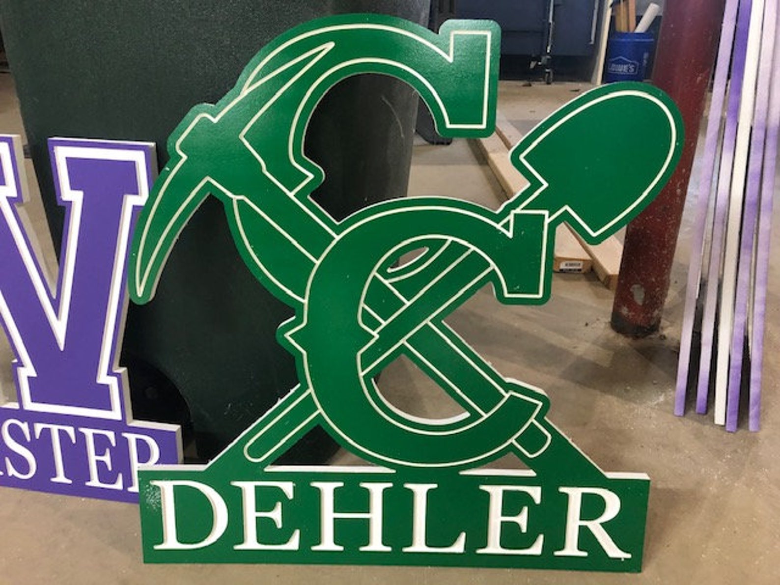 Custom 1/2" Pvc School and Sport Signs - Etsy