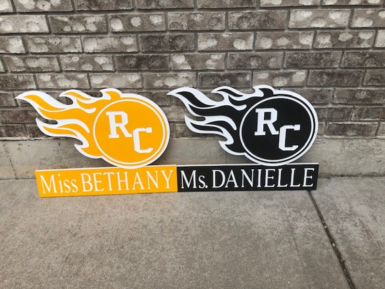 Custom 1/2" Pvc School and Sport Signs - Etsy