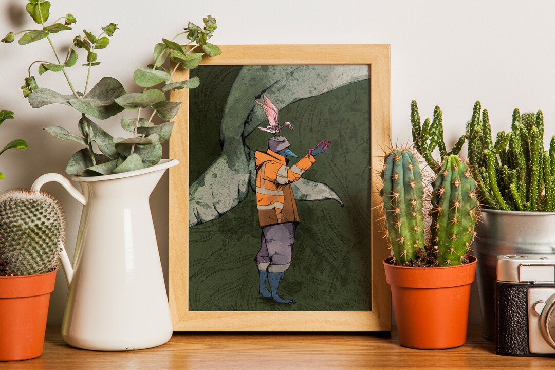 Surreal Art Print Creepy Art Macabre Dark Aesthetic Beautiful Bizarre ...