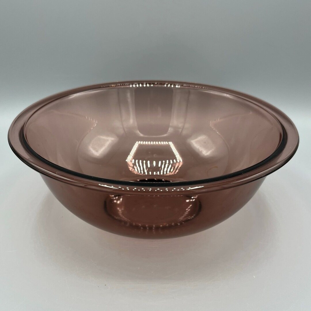 Pyrex 325 2.5L Cranberry Glass Nesting Mixing Bowl USA - Etsy