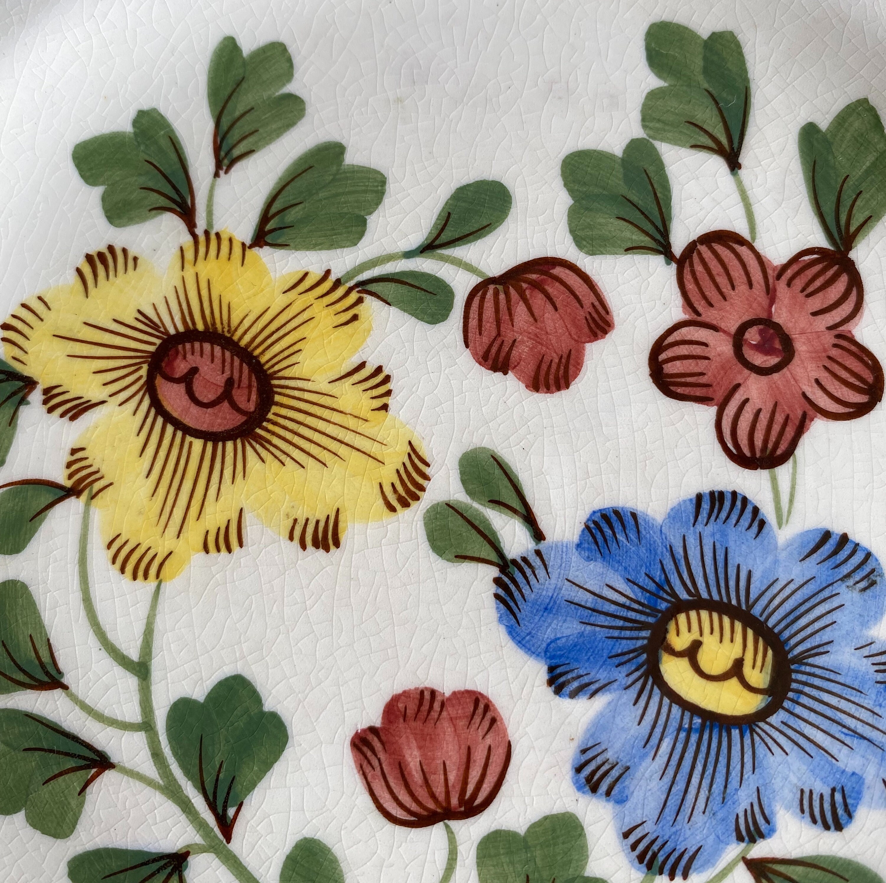 Pountney Bristol Pottery 1940s Hand-painted Dessert Plate - Etsy