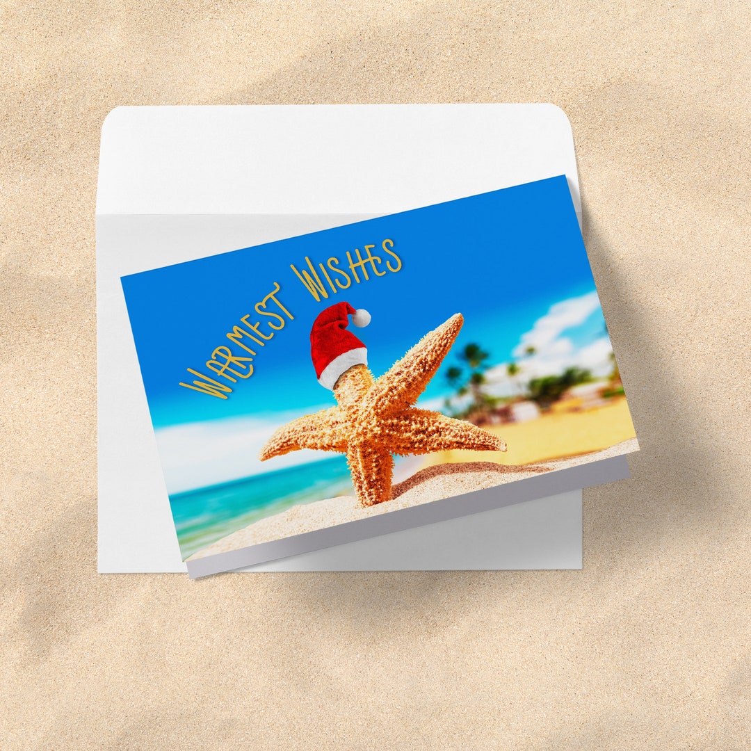 Christmas Cards, Holiday Cards, Florida Holiday Cards, Beach Christmas ...