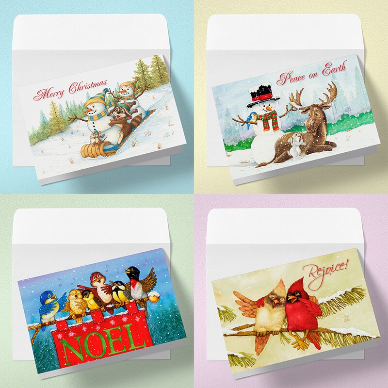 Christmas Cards Boxed - Etsy