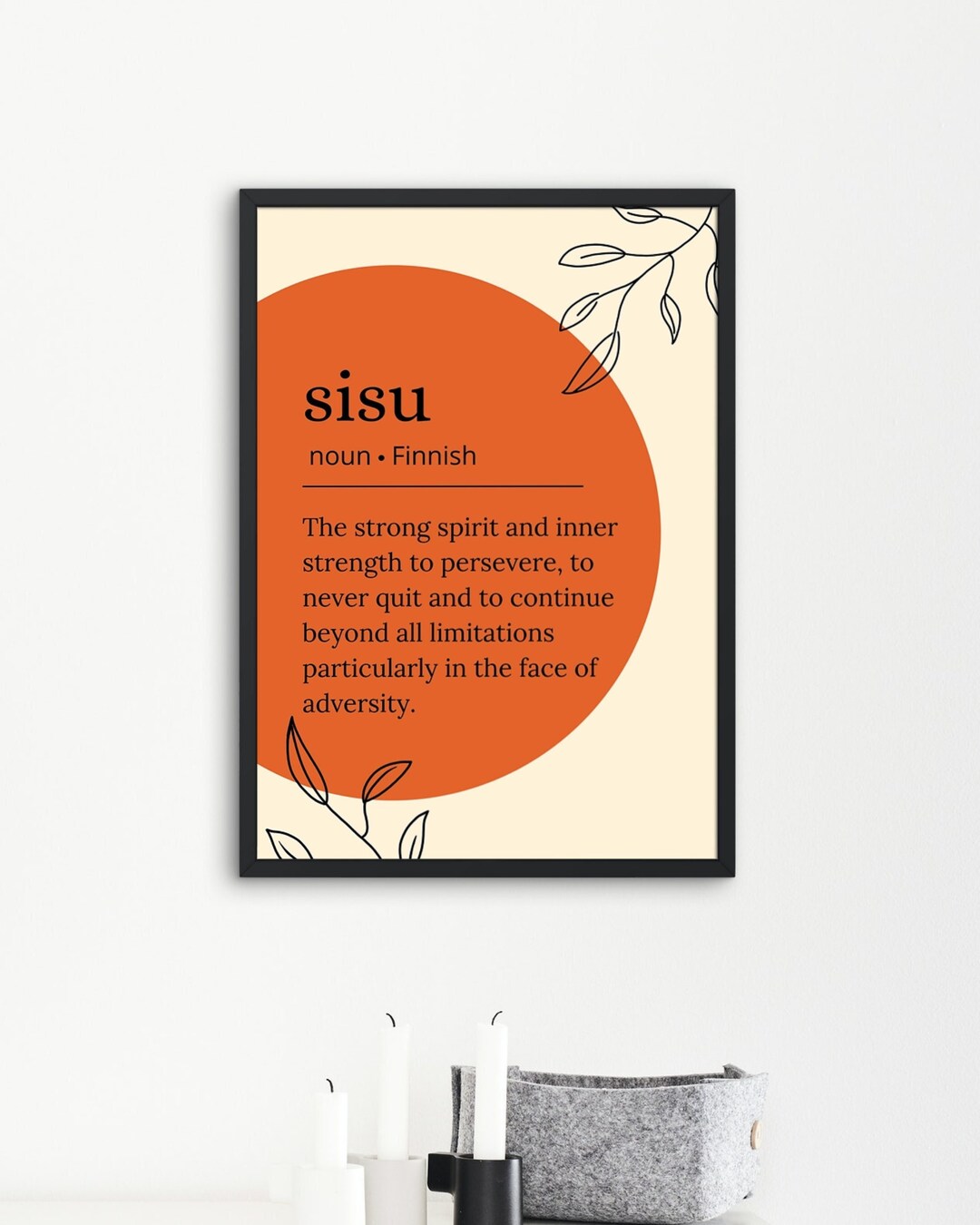 Sisu Finnish Saying Printable Wall Art - Etsy