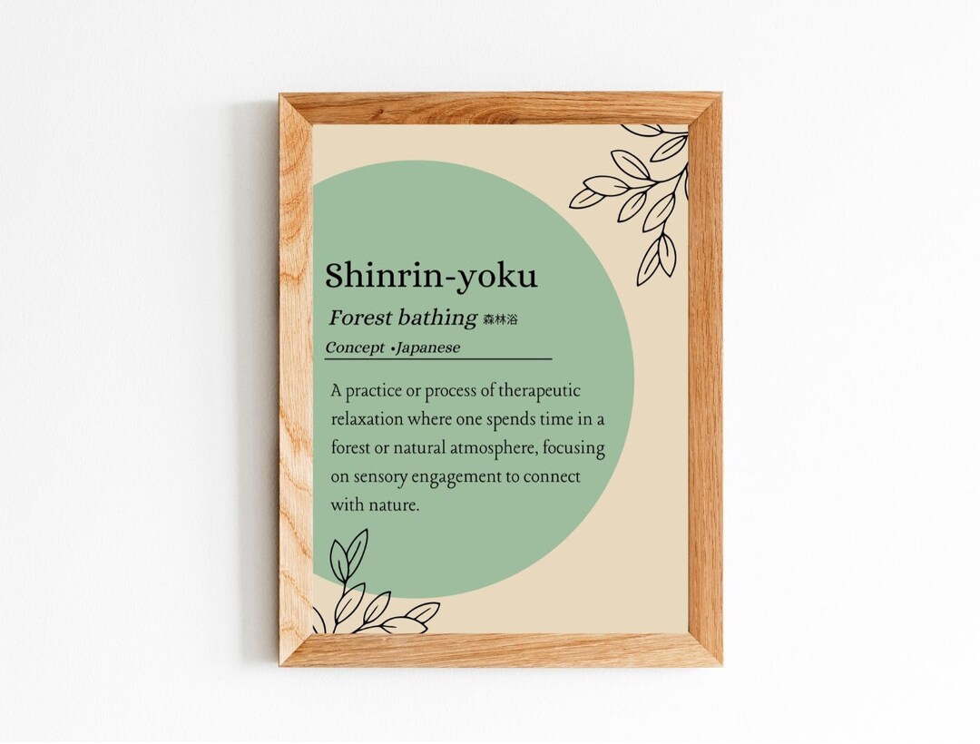 Shinrin-yoku Definition, Japanese Concept, Forest Bathing Downloadable ...