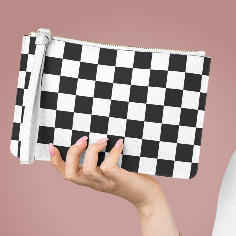 Checkered Purse - Etsy