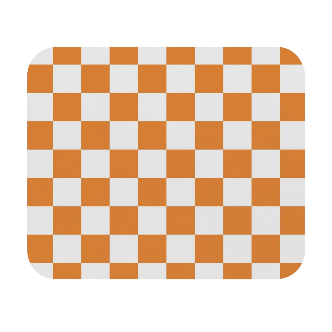 Boho Checkered Mouse Pad, Checkerboard, Bohemian, Computer Accessories ...