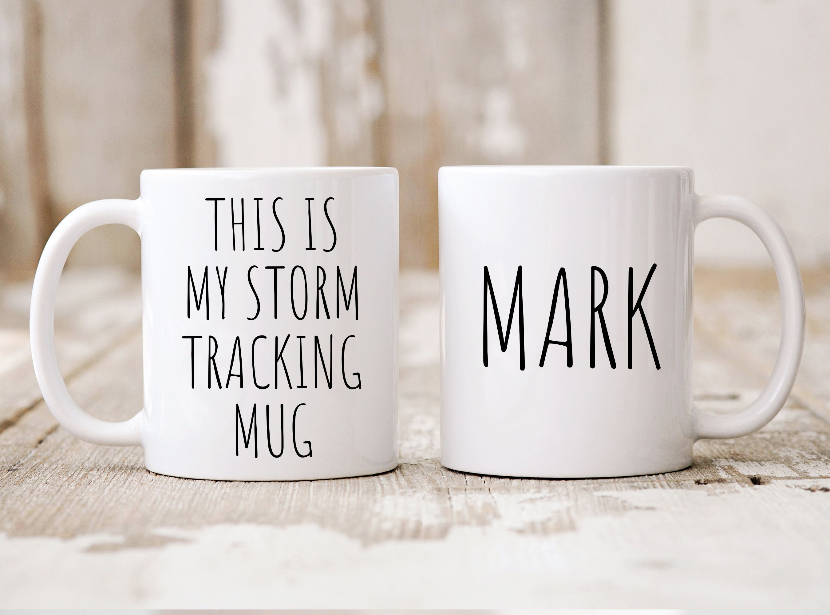 Personalized Gifts, Storm Tracking Mug, Storm Chaser, Meteorologist ...