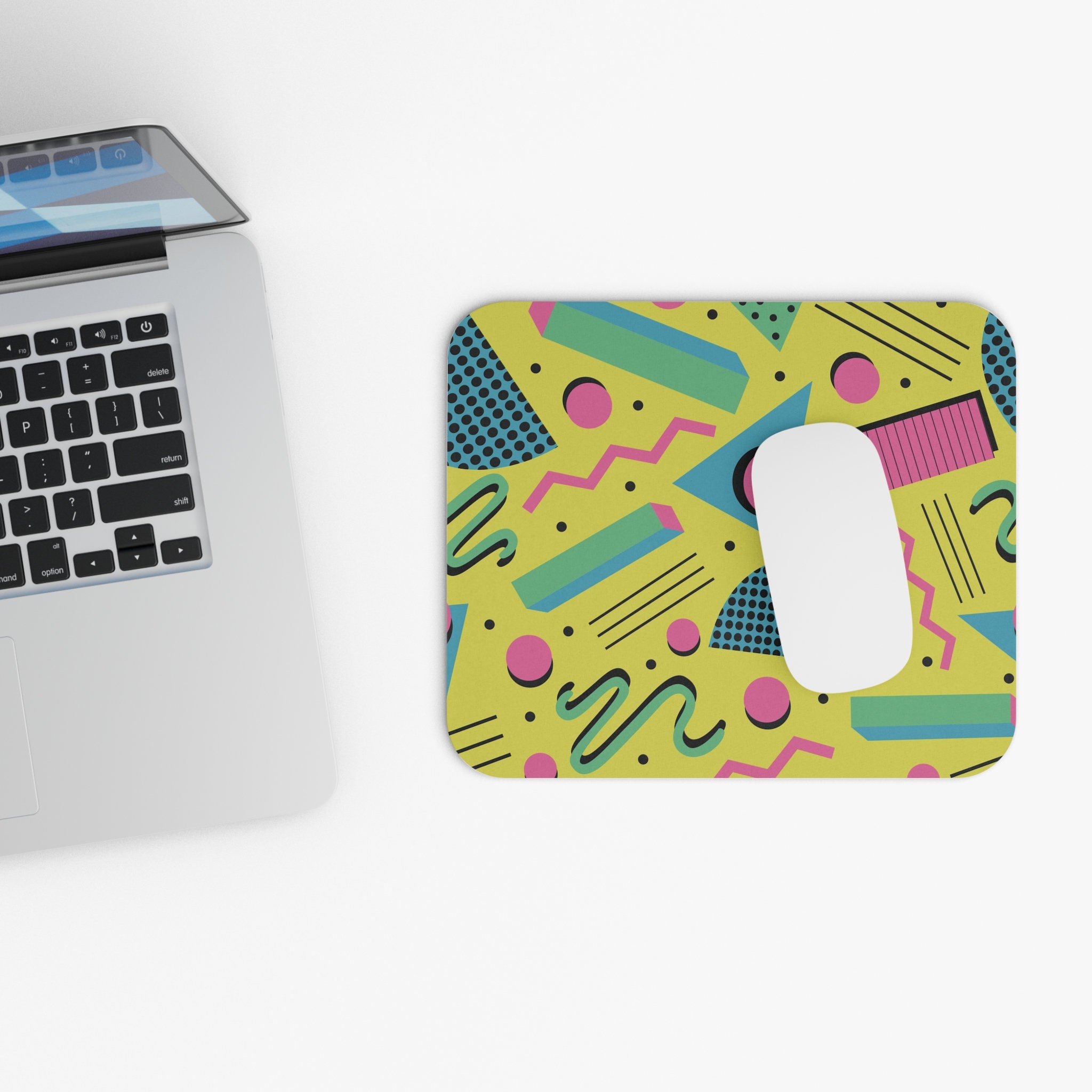 80s Mouse Pad, 90s Themed, 1980s Geometric, Computer Accessories ...