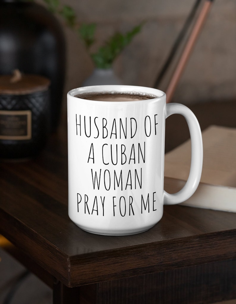 Personalized Gifts, Husband of Cuban Woman, Funny Husband Mugs, Cuban ...