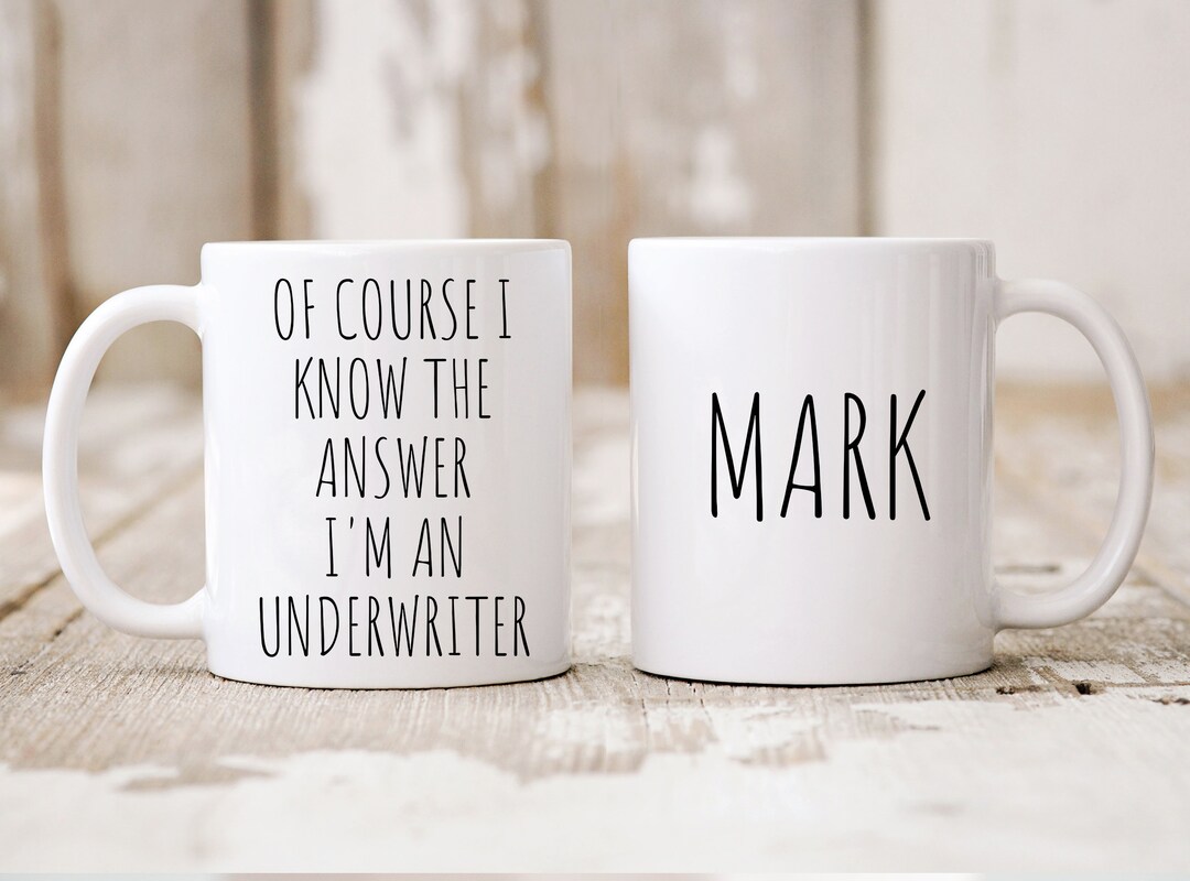 Personalized Gifts, I'm an Underwriter, Coworker Birthday, Gift for ...