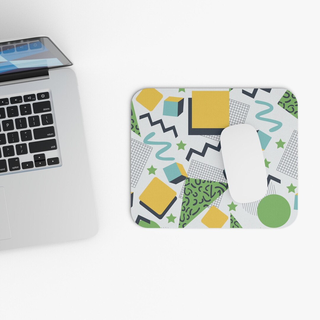 80s Mouse Pad, 90s Themed, Memphis Print, 1980s Geometric, Computer ...
