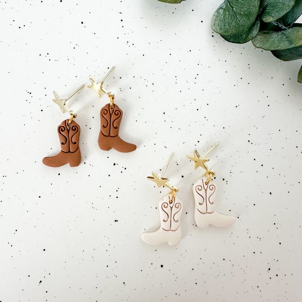 Boot Earrings - Etsy