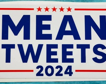 Mean Bumper Sticker | Etsy