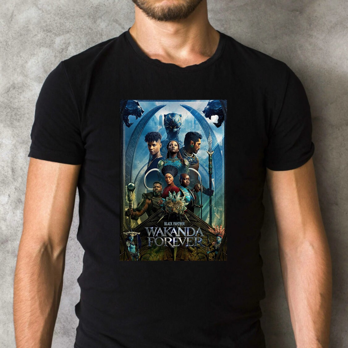 Black Panther Wakanda Forever T-Shirts Printerval Deutschland