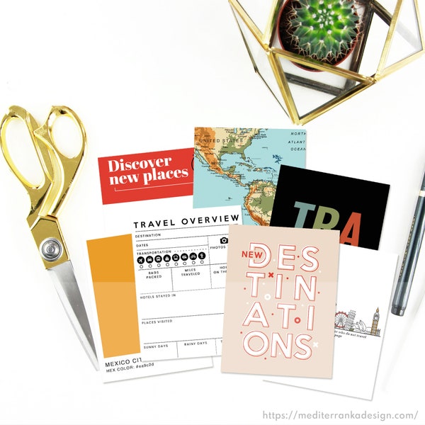 Project Life Cards - Etsy