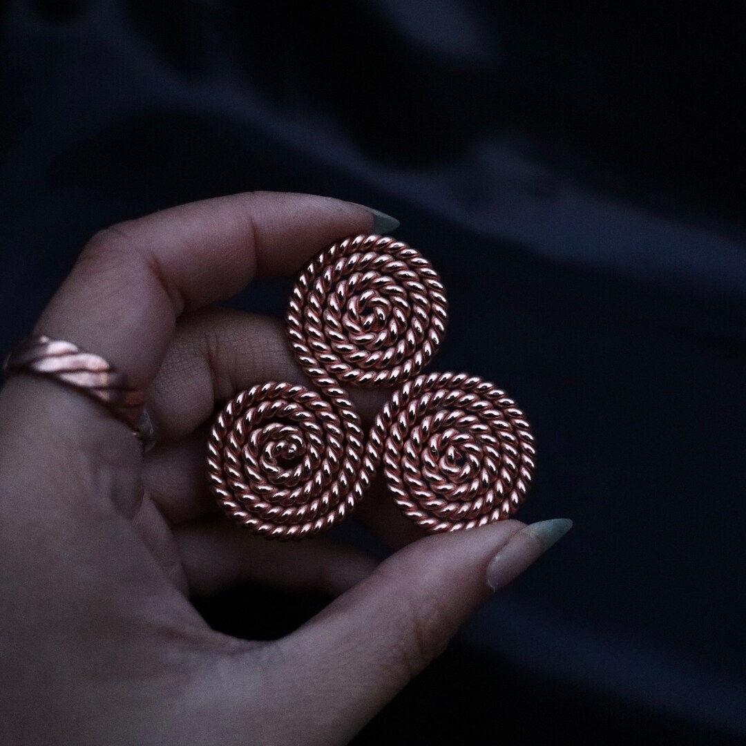 Ancient Copper Triskelion Energy Tool water Element Heddeka Meditation ...