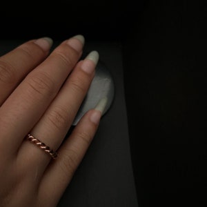 Copper Tensor Finger Rings Open-ended Stackable Healing Jewellery ...