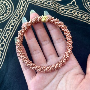 New Dimension Copper Tensor Ring Triple Twist Lost Cubit 177mhz Enhance ...