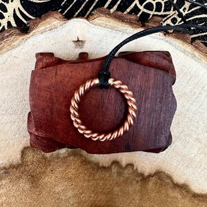 1/8 Empowerment Tensor Ring Pendant - 188mhz Cubit - Pure Copper - Etsy