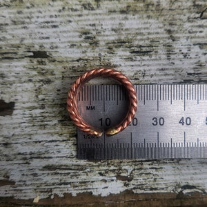 Sacred Metaphysical Copper Tensor Ring - Hand Hammered - Healing ...