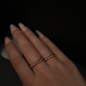 Copper Tensor Finger Rings Open-ended Stackable Healing Jewellery ...