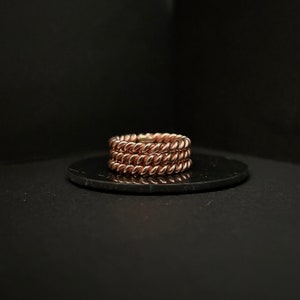 Copper Tensor Finger Rings - Open-ended Stackable - Healing Jewellery ...