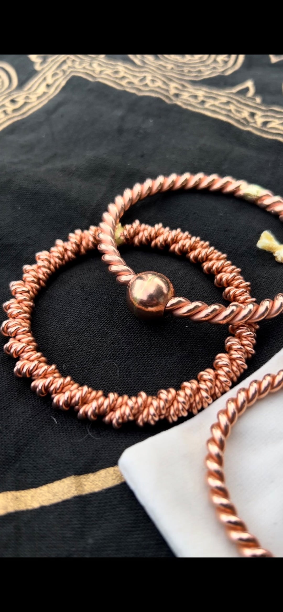 New Dimension Copper Tensor Ring Lost Cubit 177mhz Enhance ...