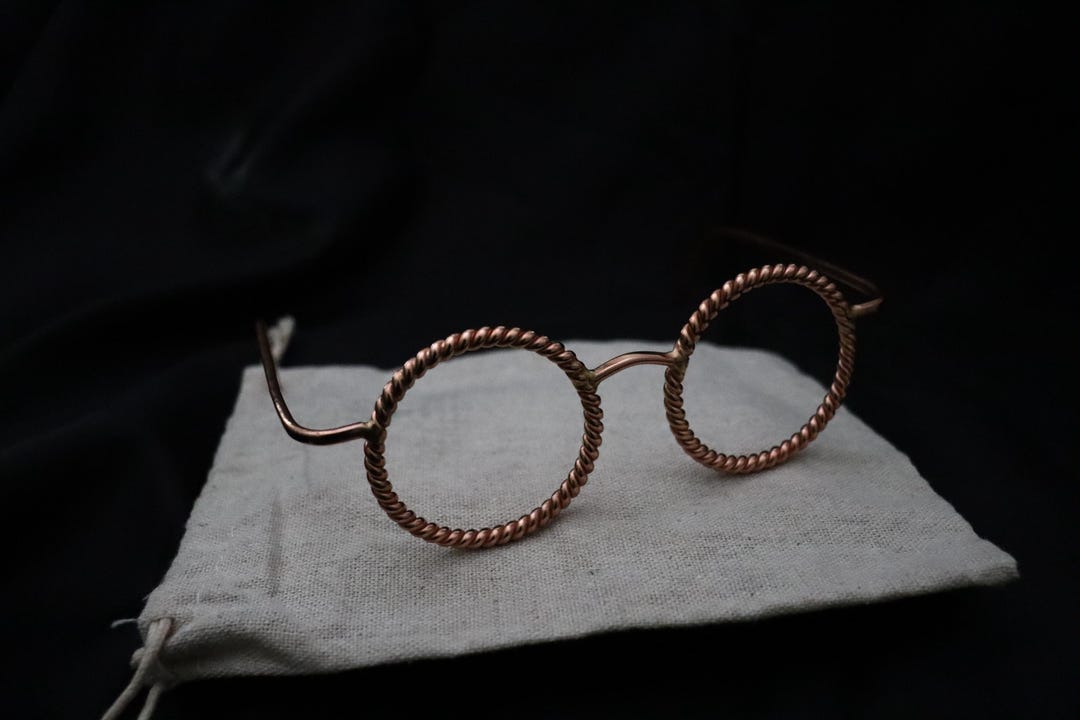 Copper Tensor Ring Eye Glasses — 177mhz Frequency Lost Cubit - Heal Eye ...