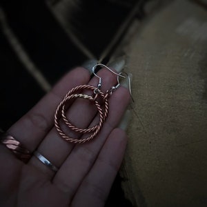 Ancient Alchemy Tensor Earrings - Copper Jewelry - Spiritual Emotional ...
