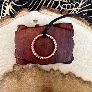 1/8 Empowerment Tensor Ring Pendant - 188mhz Cubit - Pure Copper - Etsy