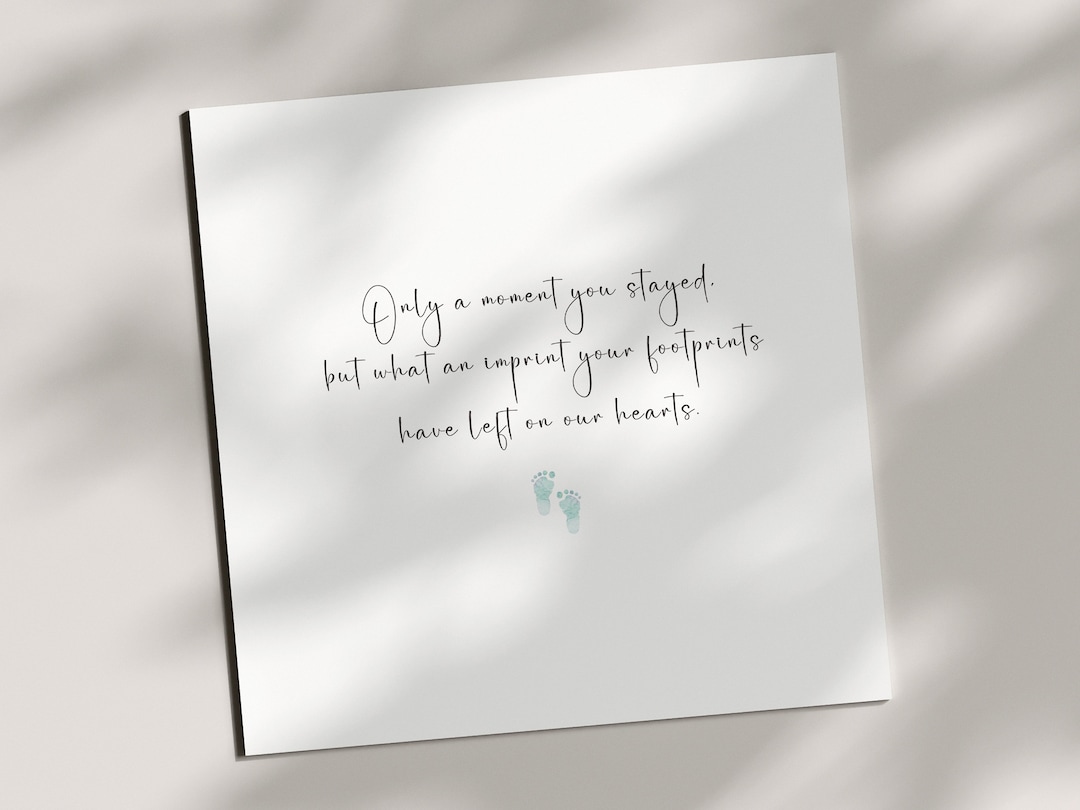 Sympathy Card, Child Loss, Baby Loss, Baby Boy, Boy, Bereavement ...